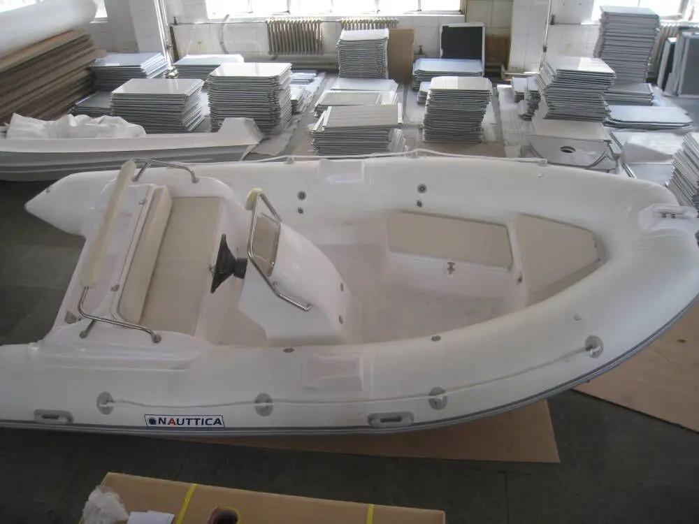 Luxury Inflatable Rib Fishing Boat Yacht Rigid Hull Fiberglass ...
