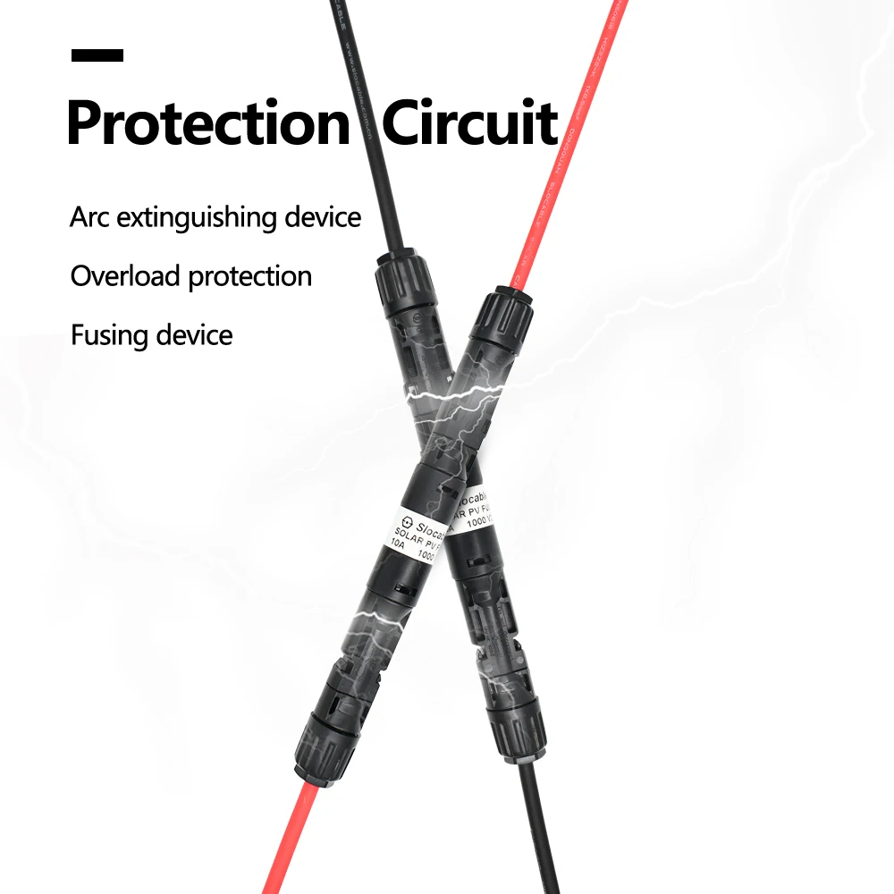 Slocable IP68 PV DC Fuse Connectors - Reliable Solar Solutions