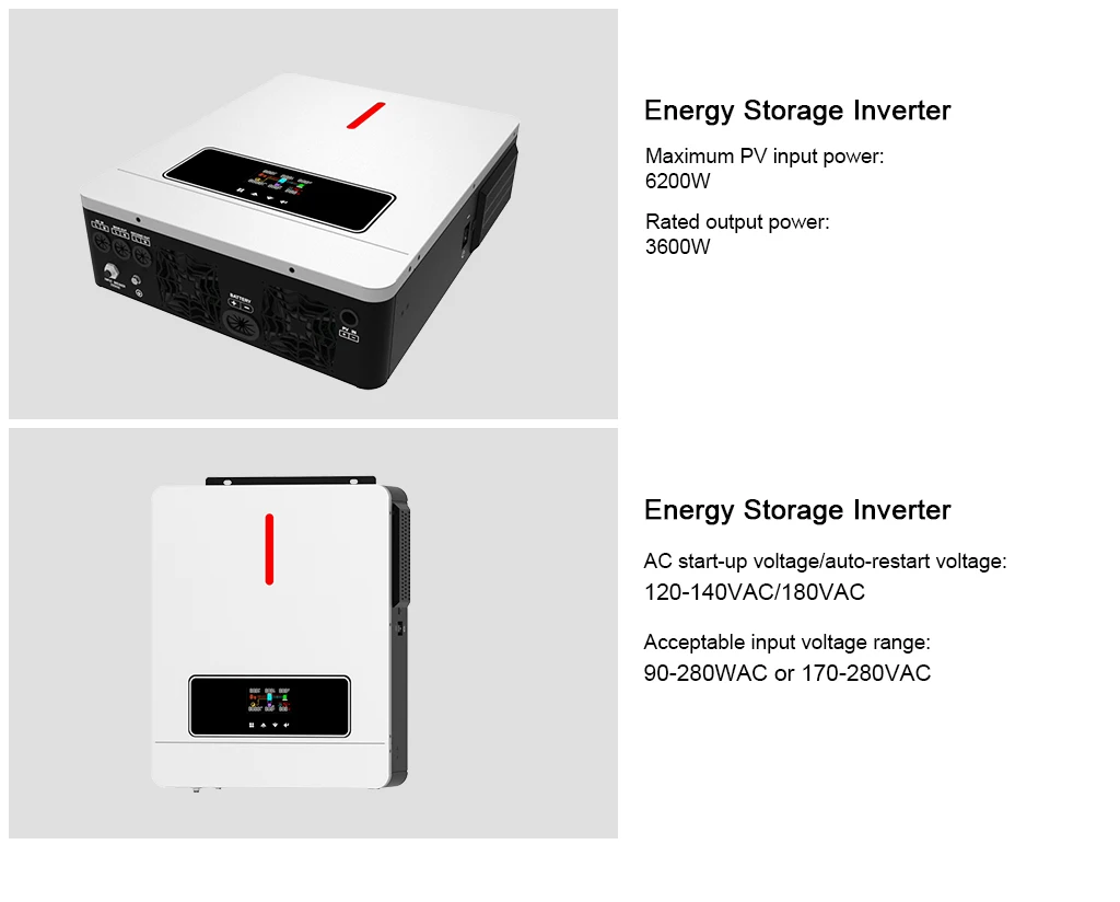 15kw Three-phase On Off Grid Tie Ups Power Price Pure Sine Wave Hybrid Solar Inverters With Mppt ...