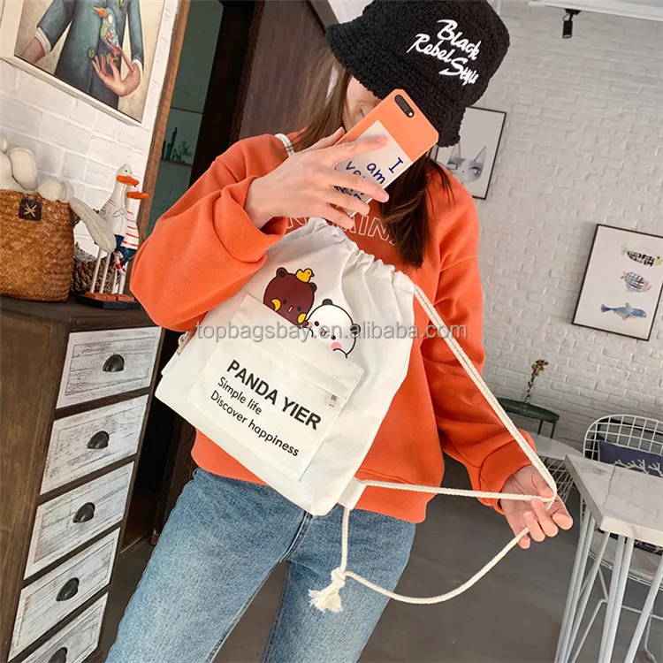 Custom Kids Drawstring Backpack - Eco-Friendly & Durable