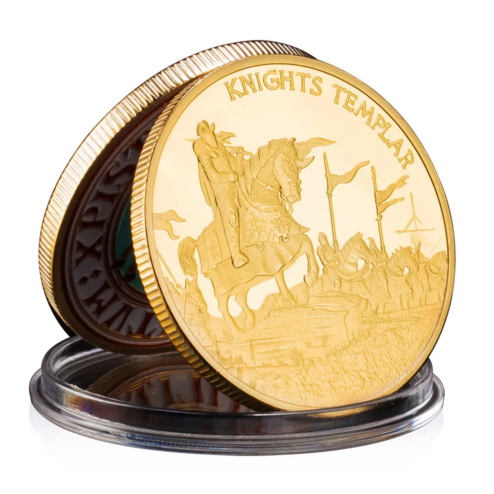 Knights Templars Challenge Coins Teutonic Order Gold Silver Plated ...