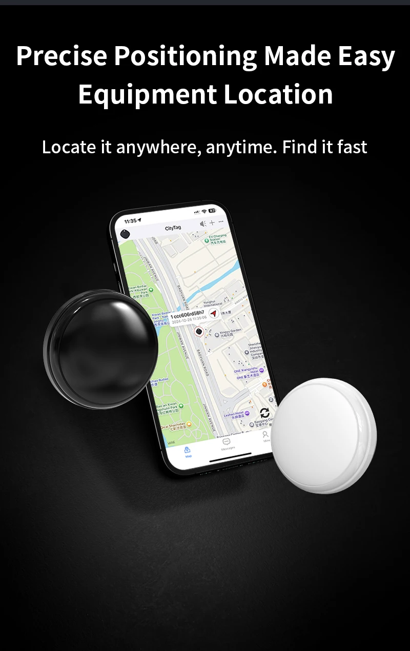Mini City Tag Tracker GPS - Unlimited Range & Smart Locator