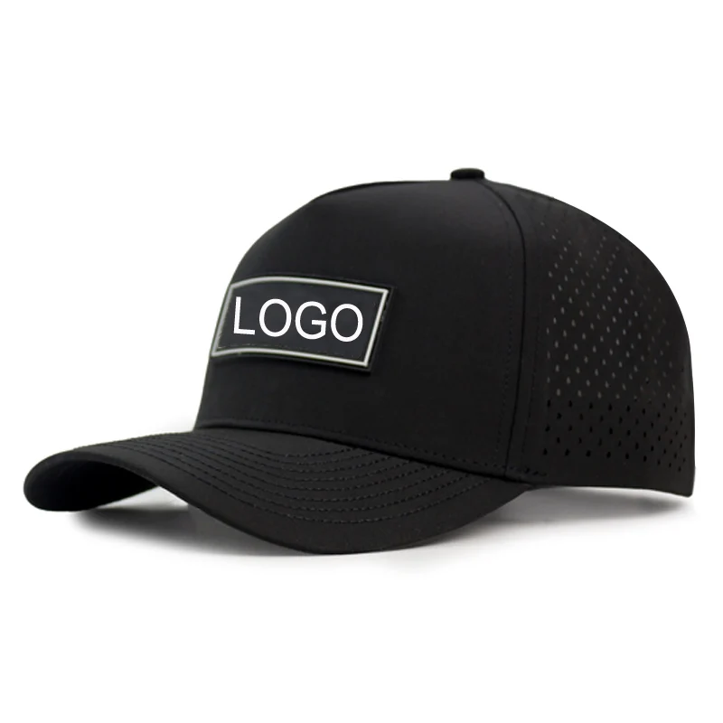 Custom Rubber Patch logo Structured Nylon 5 Panel Team Club Hat aviator ...