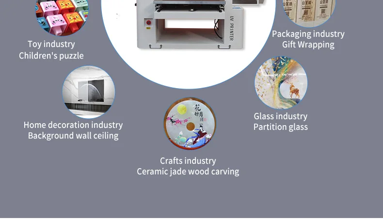 2023 Spot Wide Format Uv 6090 Flatbed Printer Printing Machine Three ...