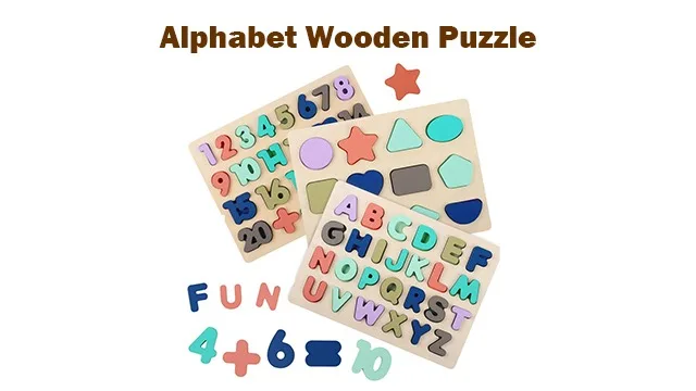 Letter Blocks Pairing Board Alphabets,Alphabet Wooden Puzzle Number ...
