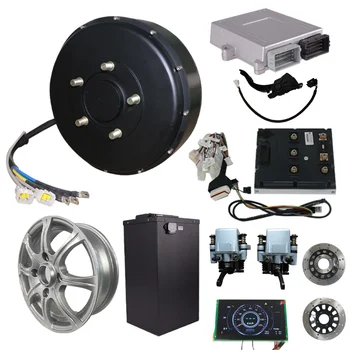 4kw Electric Car Convertion Motor Kits Lithium Battery Pack Motor ...