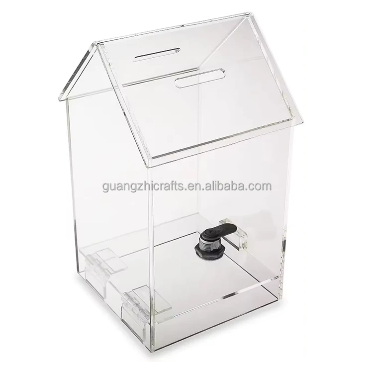 Clear Acrylic Raffle Ticket Spinner Cage Transparent Acrylic Raffle ...