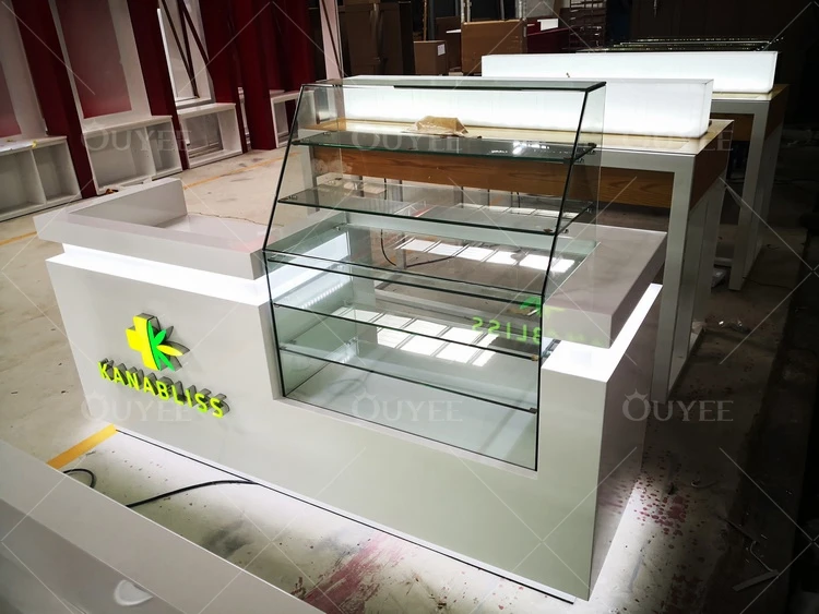 Ouyee Tobacco Shop Store Fixture Full Vision Glass Showcase Smoke Shop ...