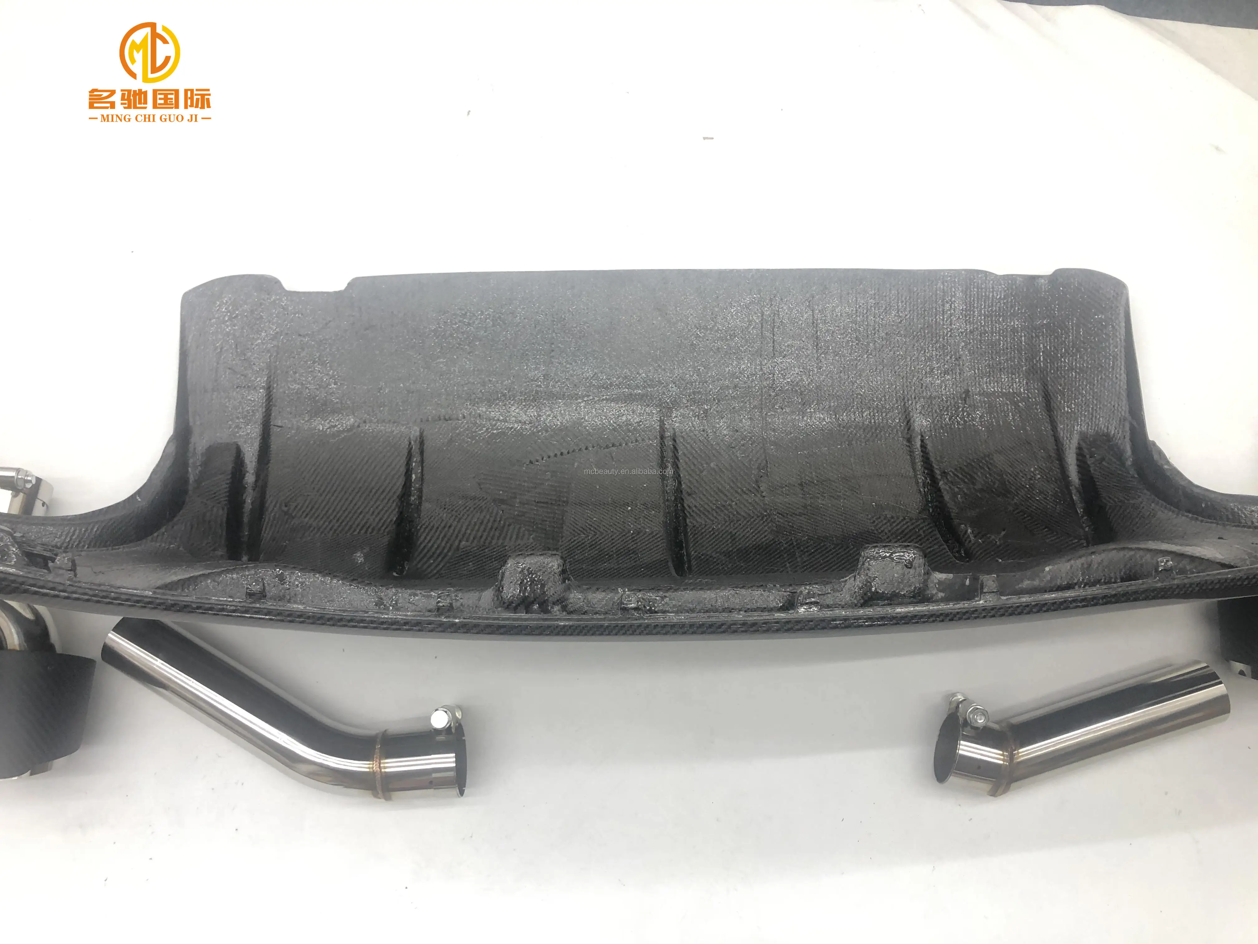 Brabu Style Bumper Rear Diffuser For Mercedes Benz Gle63s Amg Coupe ...