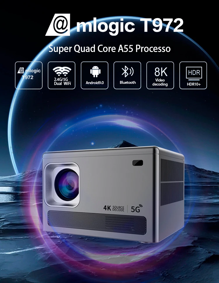 Latest Smart Android Dual Projector X6 Full Hd Video Wireless Game ...