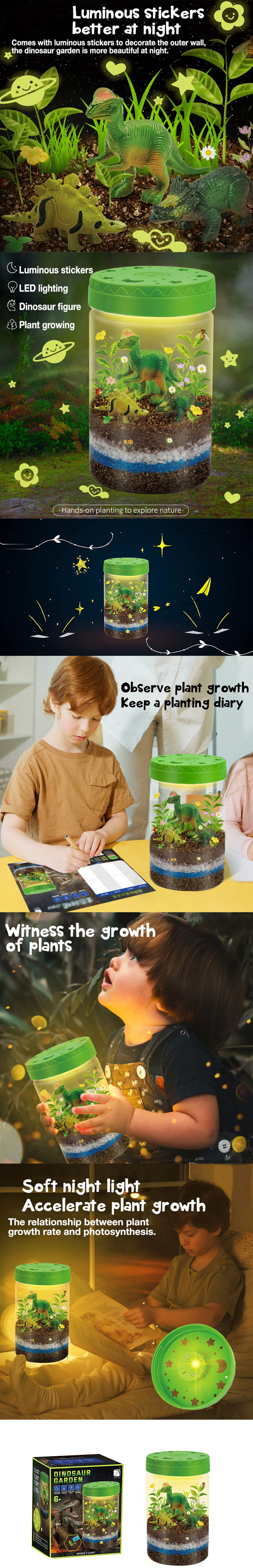 Children's Popular Scientific Dinosaur Landscaping Ecological Planting ...