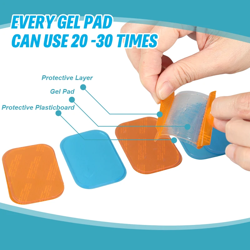 Physiotherapy Conductive ECG Gel Pad Replacement Electrode Pads for ...