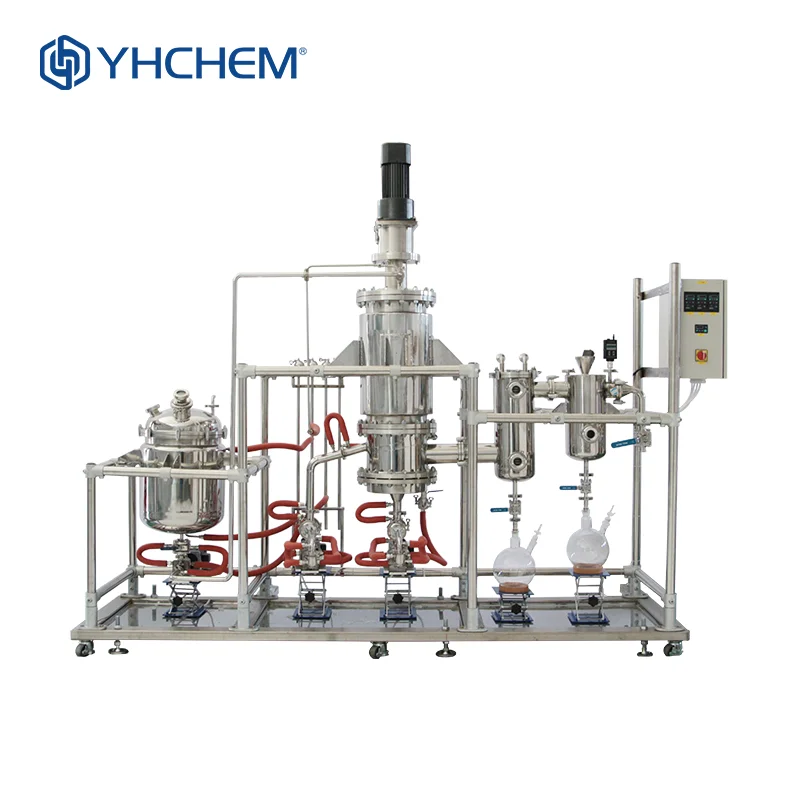 S316L cast stainless steel molecular distillation apparatus protein and ...