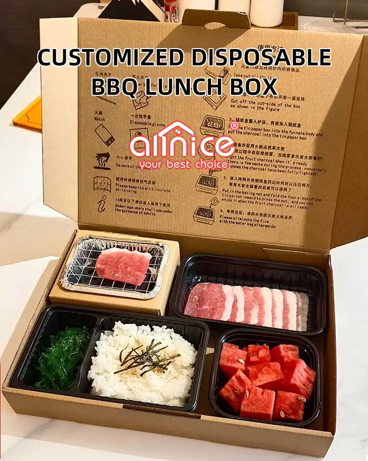 Disposable BBQ Bento - Quick and Easy Outdoor Cooking