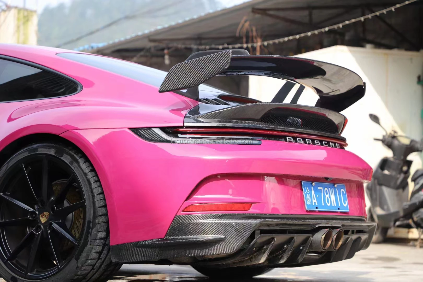 Dry Carbon Spoiler for Porsche 911 992 GT3 Style Rear Wing