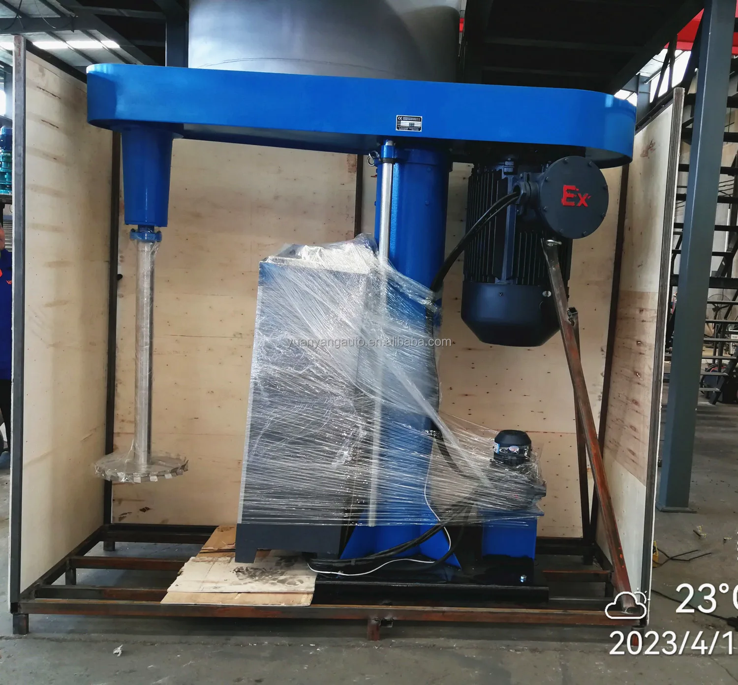 1000l High Speed Disperser Industrial Emulsion Paint Mixing Dispersing ...