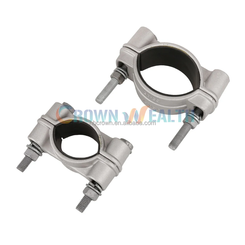 Galvanized Aluminium Alloy Rubber Lined Fixing Pipe Cable Support Cleat ...