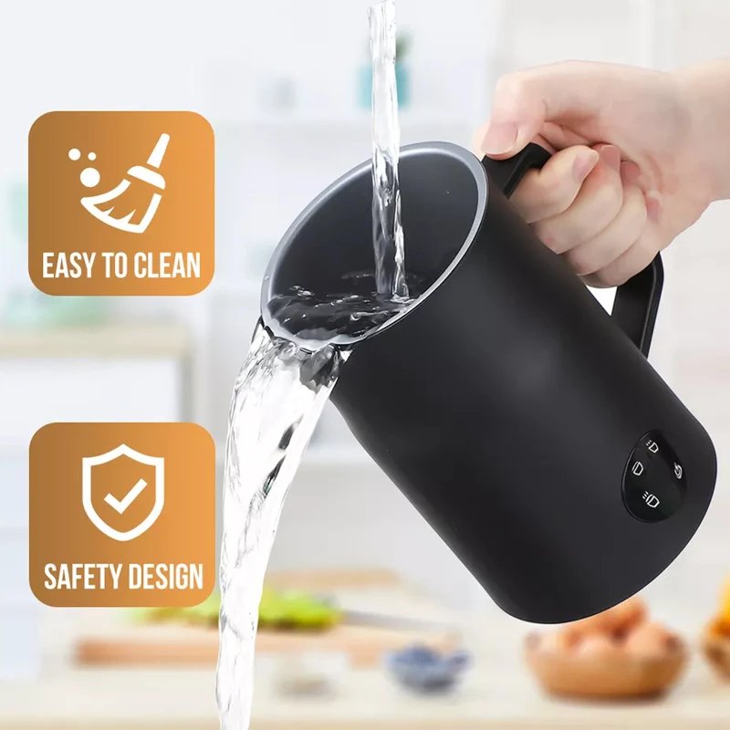 Hot Coffee Foam Maker 4-in-1 Hot Chocolate Foamer Machine Automatic ...