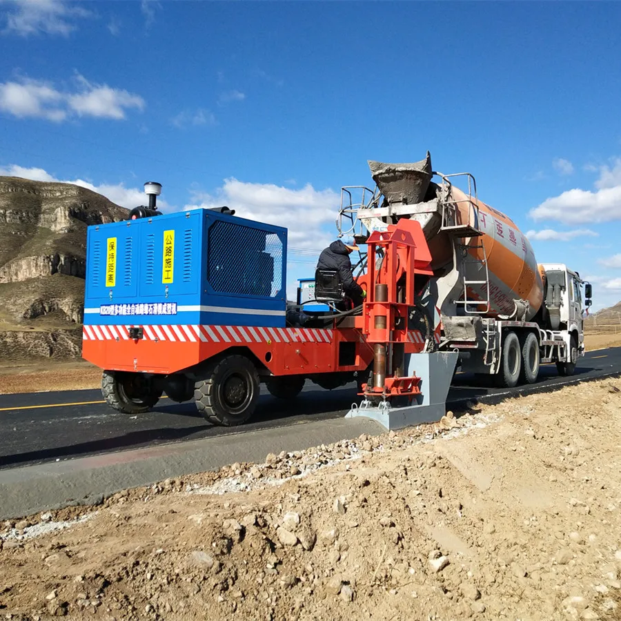 Slipform Concrete Barrier Paver - High Efficiency & Accuracy