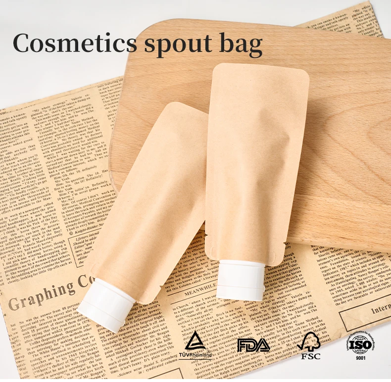 Eco-Friendly Kraft Paper Squeeze Tube - Sustainable Kraft Paper ...