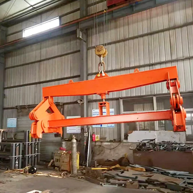 Lifting Spreader for Steel Pipe - Extendable Clamp Hook