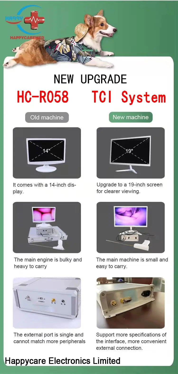 HC-R058 TCI Desktop Veterinary Transcervical AI Kit for Dogs