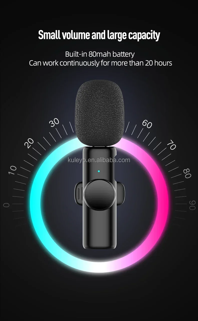 K11 Wireless Microphone - Ideal for Interviews & Podcasts