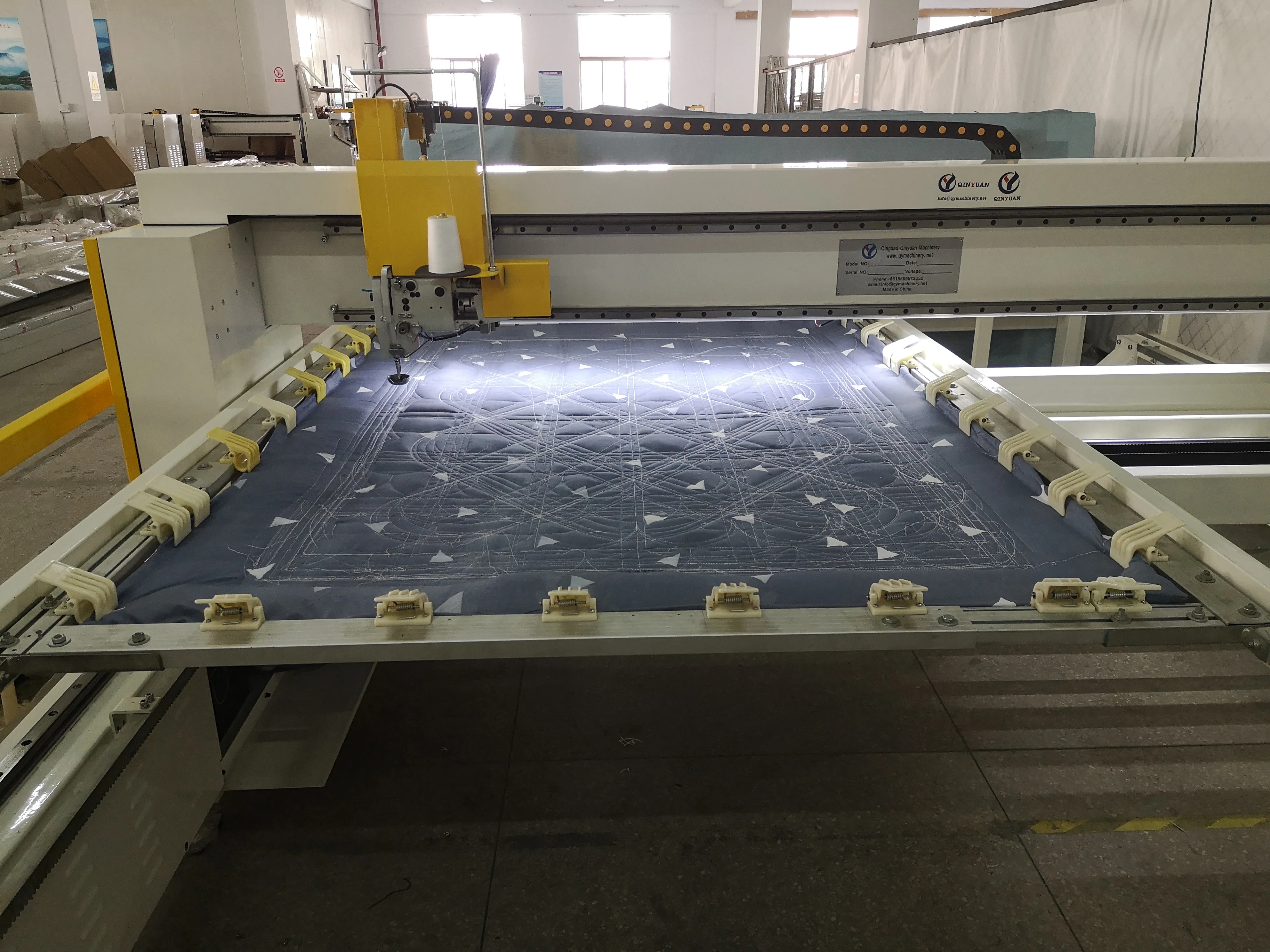 3800 Rpm Computer Full Servo Motor 2.6/2.8 Meter Frame Single Needle ...