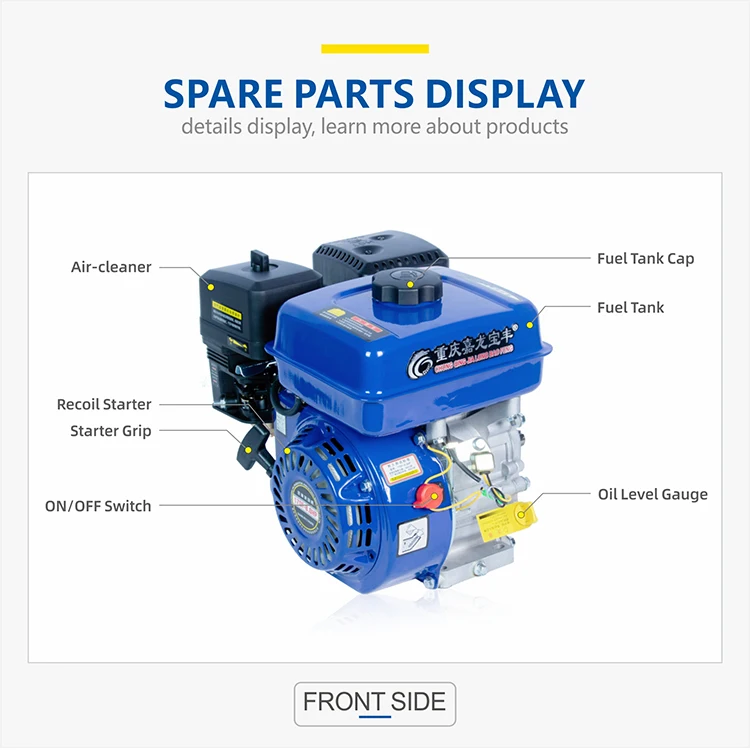 Motor De Gasolina De 200cc 170 170f Four 4 Stroke 7hp 7.5hp Petrol ...