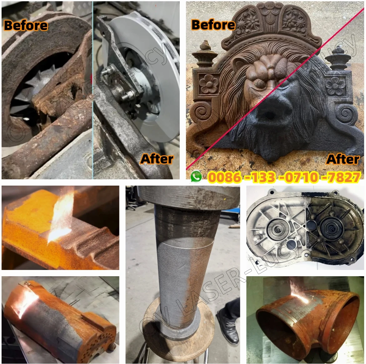 Laser Paint Removal From Metals With Laser Cleaning Car Parts Paint ...