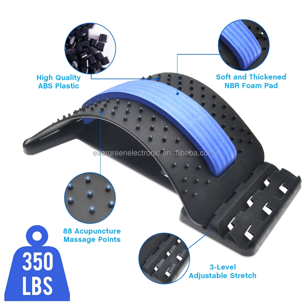 Professional Lumbar Back Massager Spine Stretcher - Buy Lumbar Spine ...
