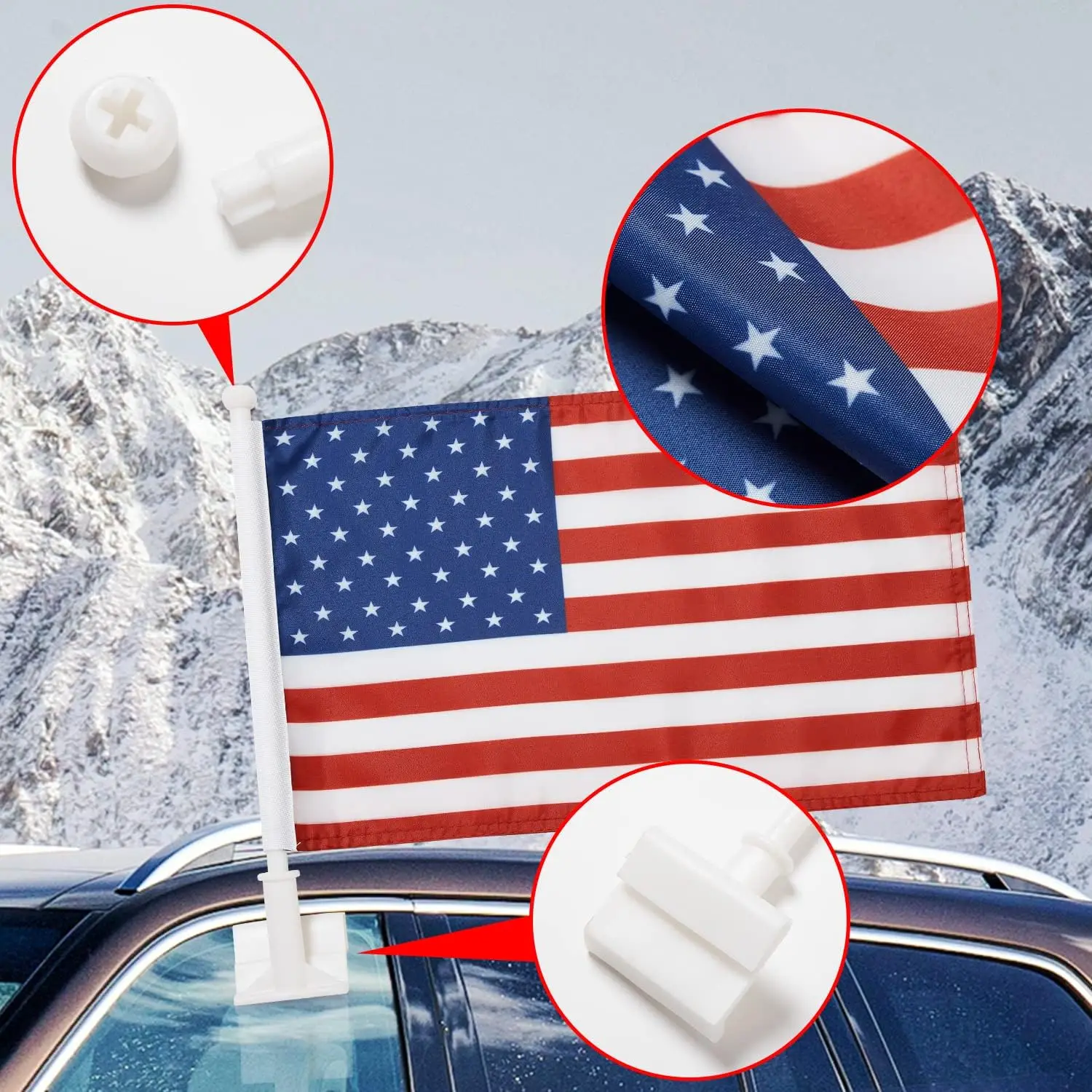 Custom Any Team Any Logo Any Design Car Window Flag 30*45cm 12*18 Inch ...