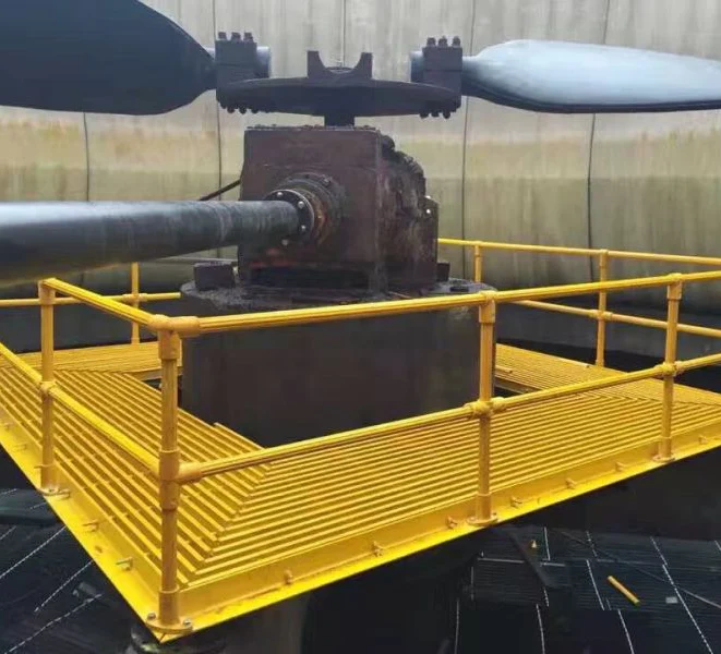 Rusty Proof GRP Fiberglass Walkway Handrail Industry Frp Platform ...