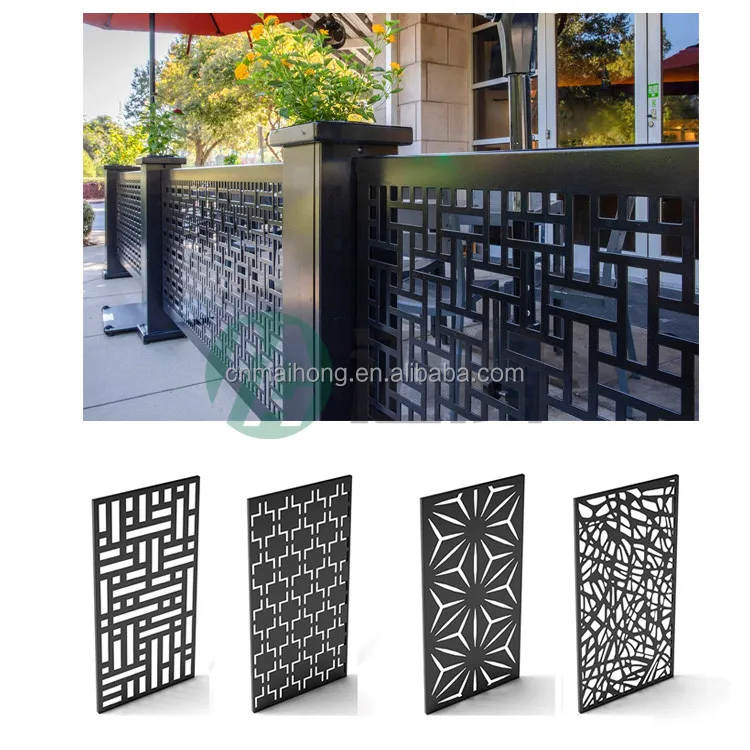 Aluminum Decorative Metal Screen Panels for Garden Borders and Privacy ...