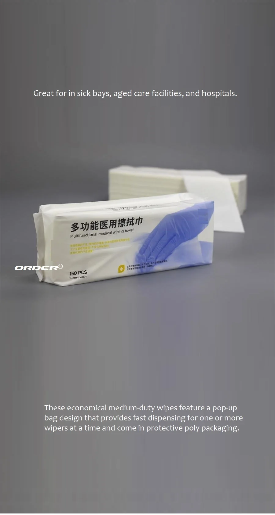 Hospital Medical Surgery Patcent Spunlace Non Woven Disposable Dry ...