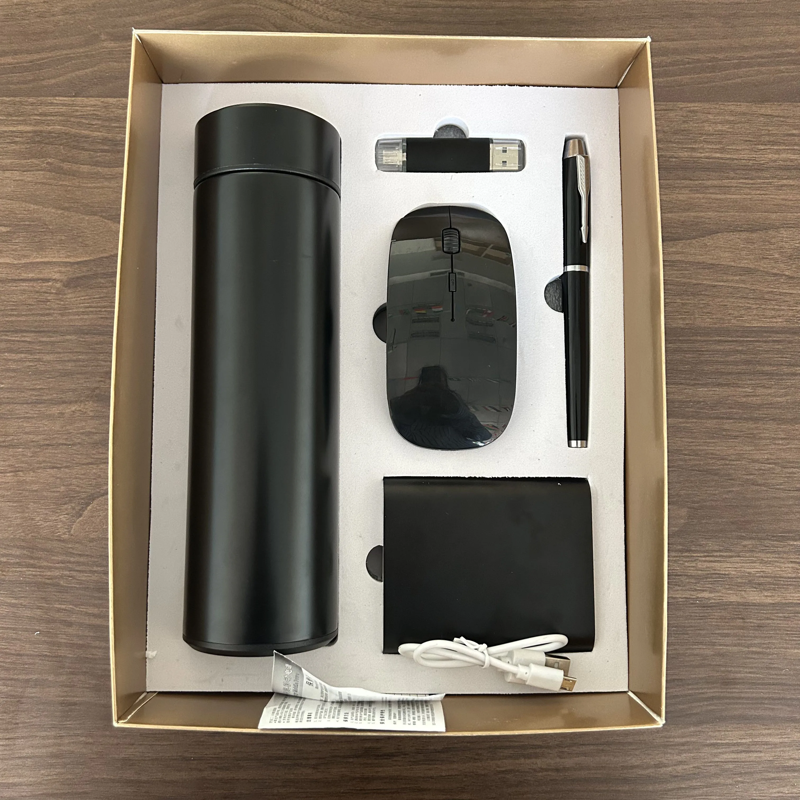 Customized Corporate Souvenirs Gift Item Promotional Thermos Flask Usb ...