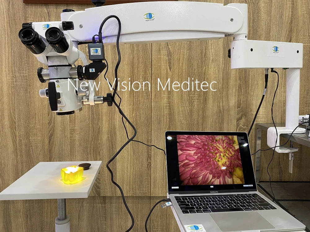 Wetlab Microscope for Ophthalmology - Binocular Eyepiece, LED ...