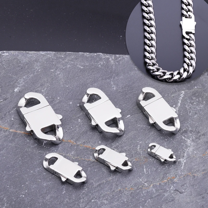 Fashion Jewelry Stainless Steel Clasp Chain Hook For Cuban Chain - Buy ...