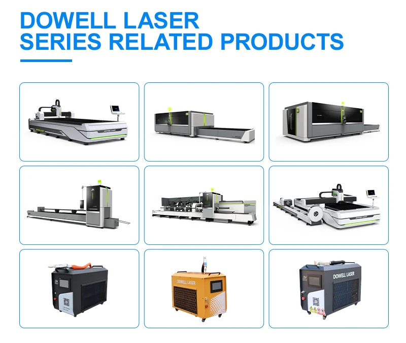 Dowell Ipg Raycus 1000w 3000w 6kw 8kw 12000w 20000w 30kw Lazer Cutting ...