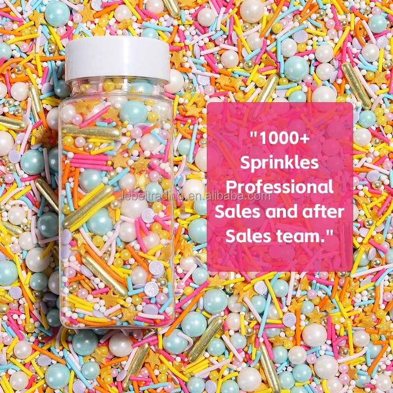 Cartoon Character Cake Toppers Round Candy Sprinkles Balls Dextrose ...