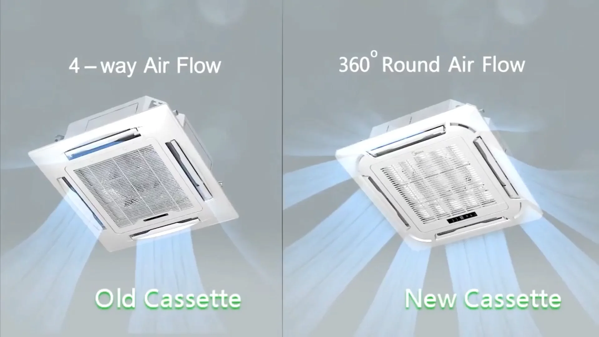 Midea Individual Louver Control 24000btu Four-way Cassette Type Vrv Vrf ...