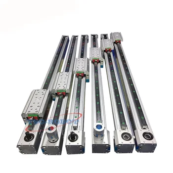 Custom 1000mm 3000mm 5000mm Long Stroke Sychronous Belt Drive Cnc Linear Motion Guide Rail Slide ...