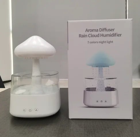Hot Sale Diffuser Raining Tree Water Drip Cloud Humidifier Led Rain ...