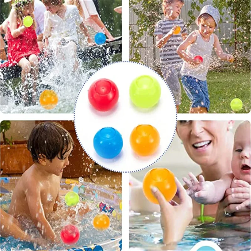 Quick Fill Outside Pool Party Favors Reusable Water Bombs Silicone ...
