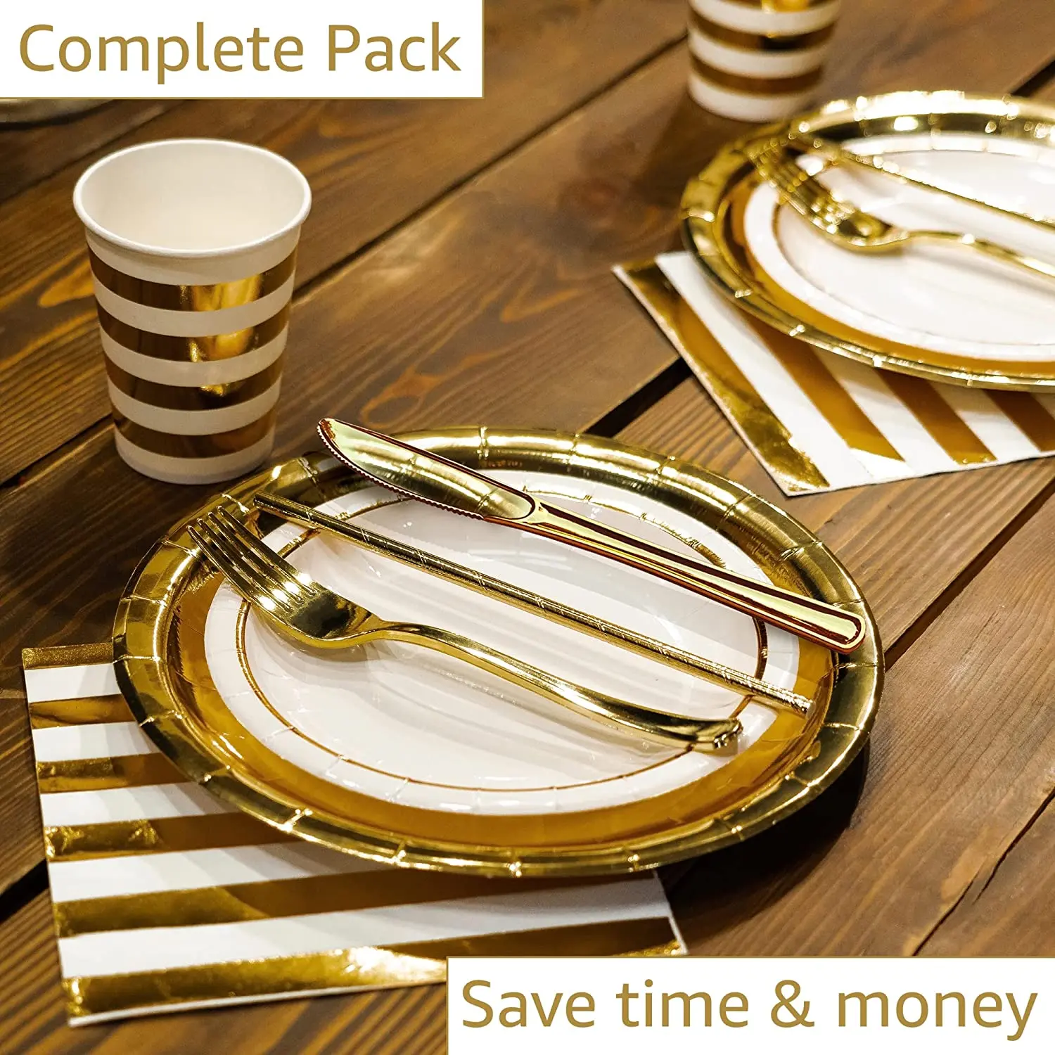 Eco- Friendly Disposable Tableware Set Disposable Party Supplies Kits ...