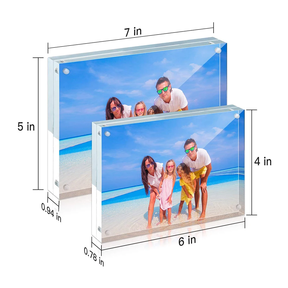 Custom Brand Display Acrylic Photo Blocks Acrylic Printing Logo Block ...