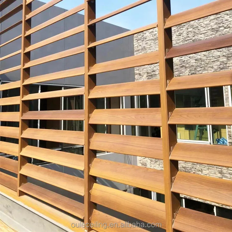 Aluminium Extrusions Facade Louver & Outdoor Louver Aluminum Extrusion ...