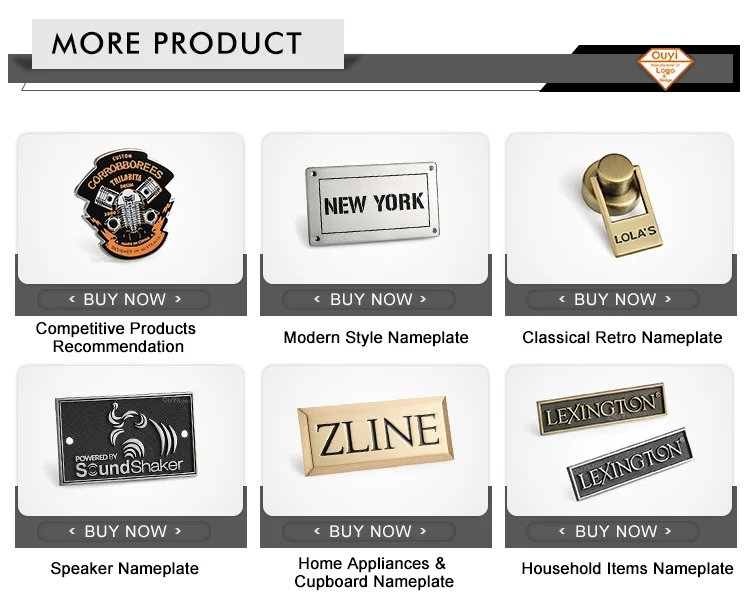 Aluminum Labels Tags Nameplates For Equipment Blank Anodized Metal ...