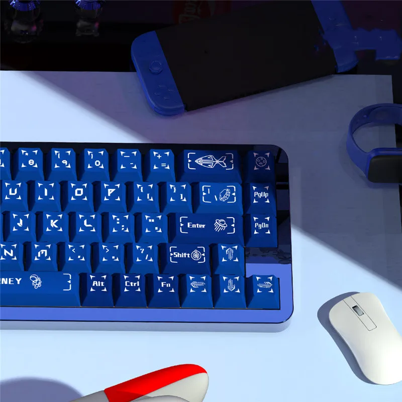 Customized Cherry Profile Star Journey Keycaps Five Side Dye ...