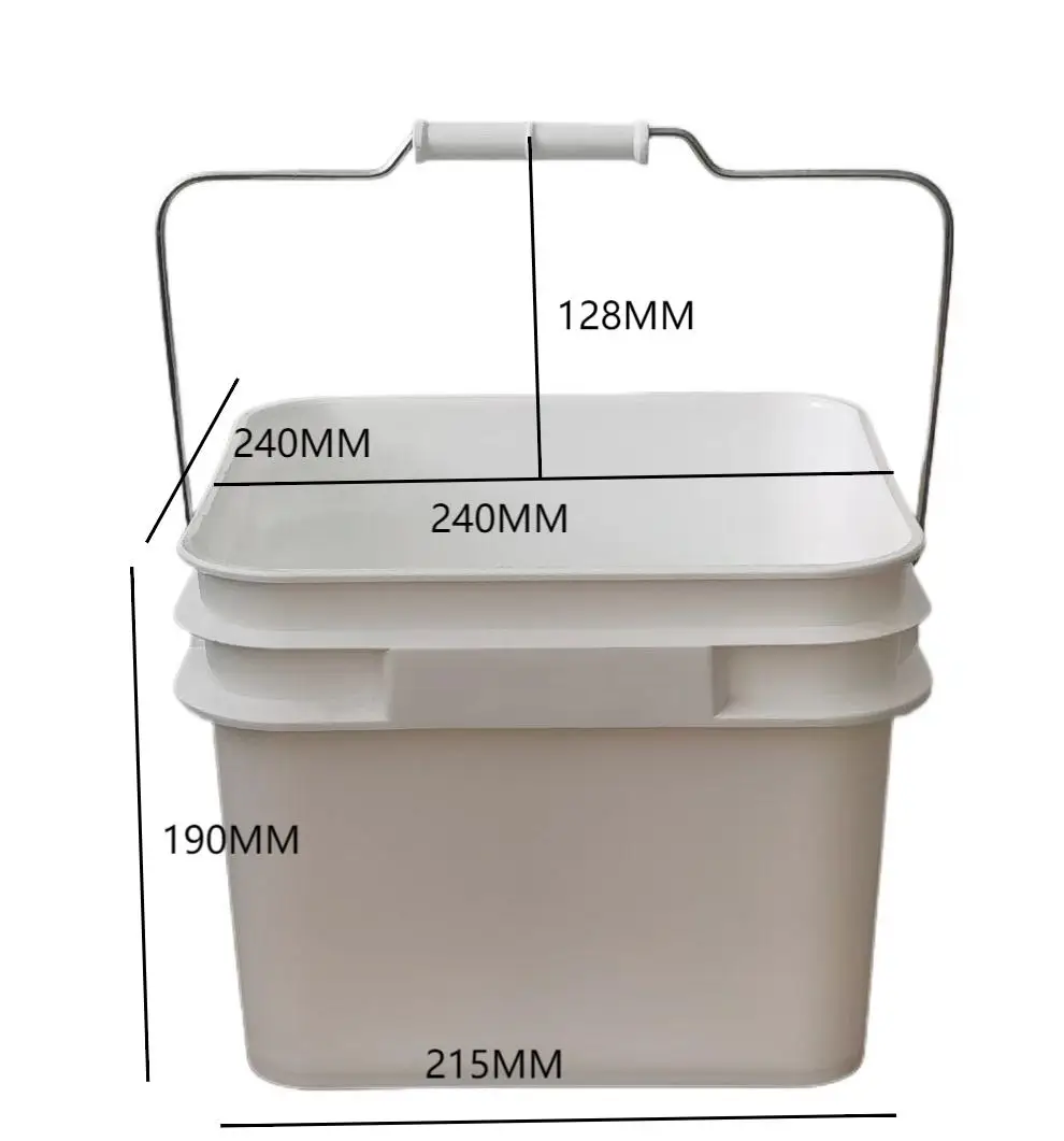 15L Gallon Square Plastic Drum - Efficient Storage Solution